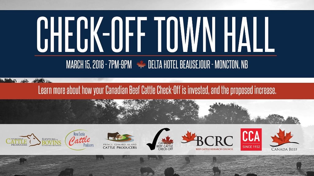 Check-Off Town Hall: Moncton, NB - Canadian Beef Cattle Check-Off