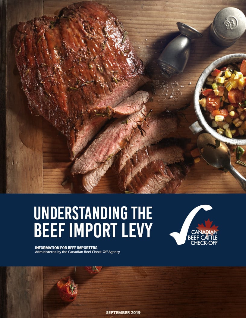 Import Levy - Canadian Beef Cattle Check-Off